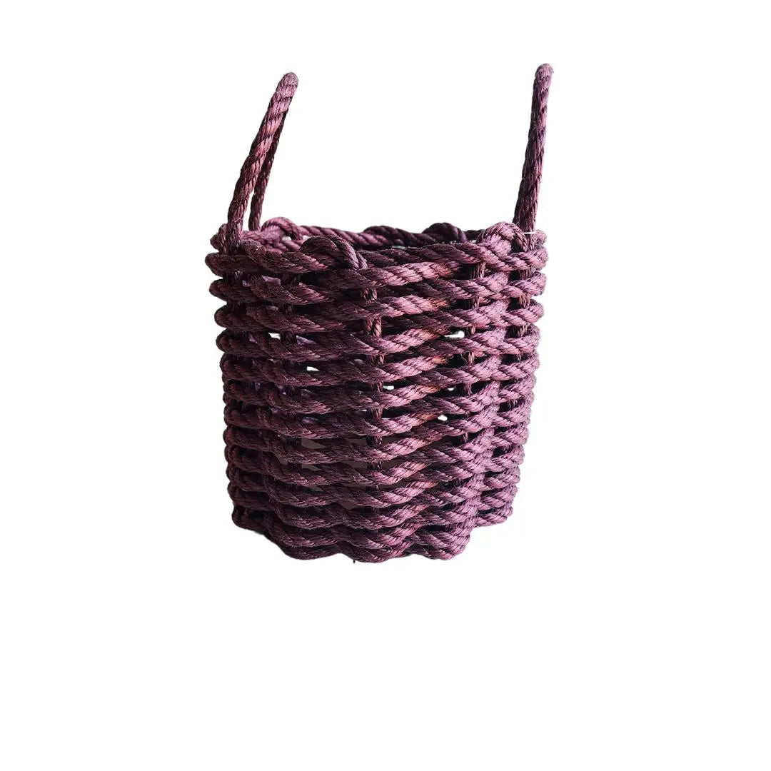 Solid, Single Color Maine Lobster Rope Basket, Handmade – Little Salty Rope