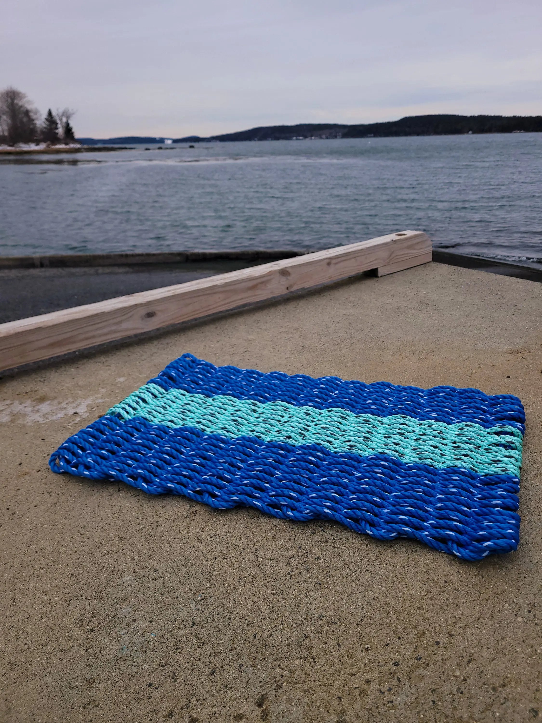 Rope Mat made with Lobster Rope - Little Salty Rope